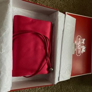 Coach | Bags | Coach Pink Makeupaccessory Travel Bag | Poshmark